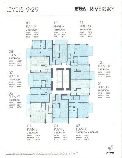 SOLD Exclusive Assignment - 2601 Riversky 1 by Bosa with Fraser River View, High Floor, Parking ...